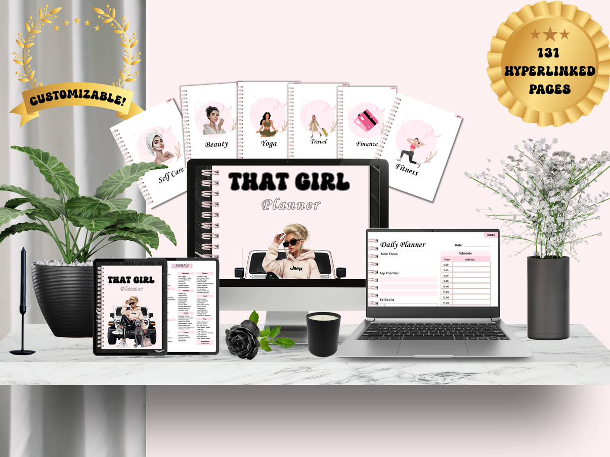 PLR That Girl Digital Planner – Social Cheat Sheet 2.0